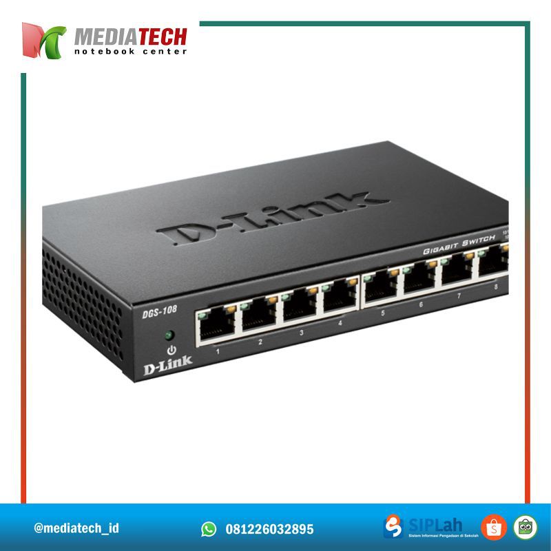SWITCH HUB DLINK 8 PORT