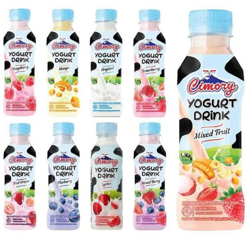 Cimory Yoghurt Drink 250ml, Rasa Campur