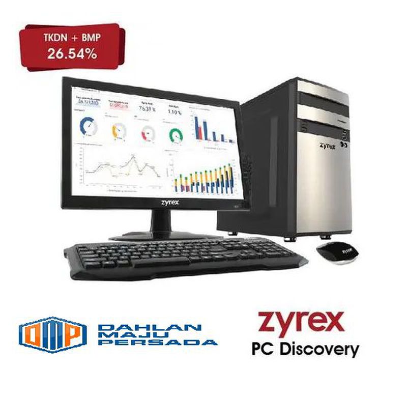 Zyrex Desktop PC Discovery DS005 Core i3 (TKDN)