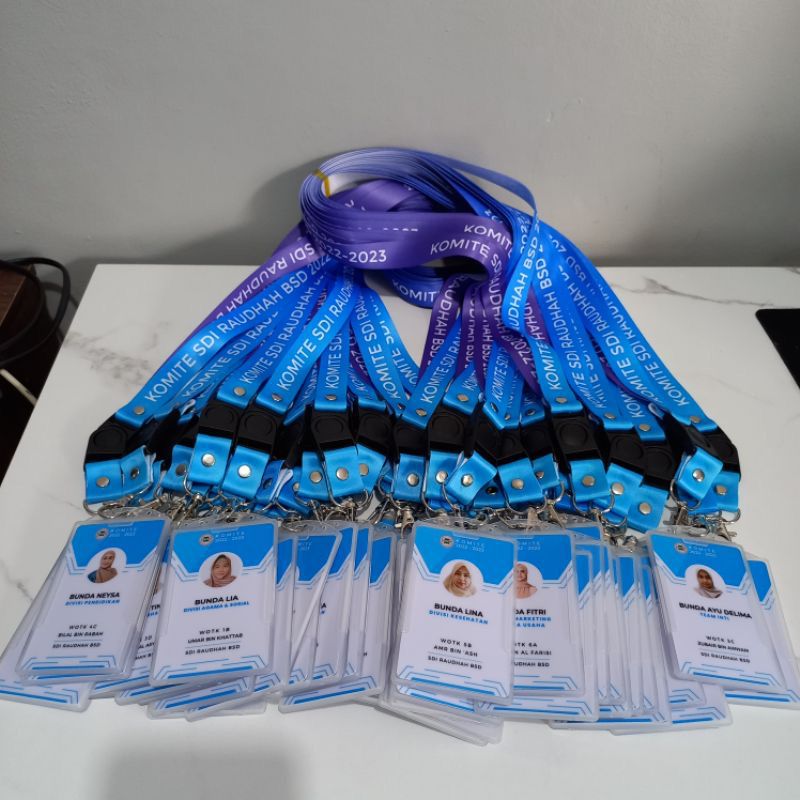 Name tag 2in 1 gantung & jepit