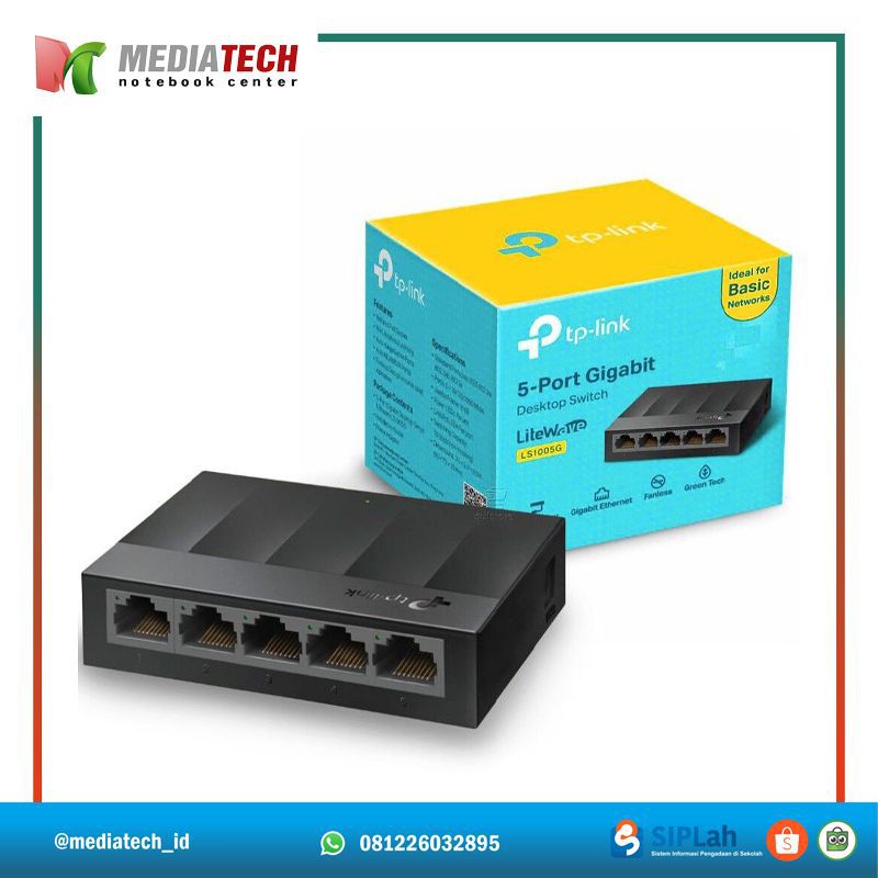 SWITCH HUB TP LINK 5 PORT GIGABIT