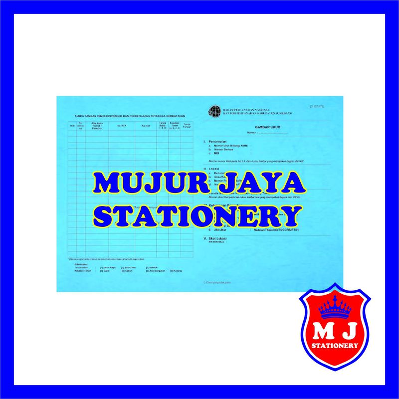 MAP BUFFALO CETAK 1 WARNA - MJS 658