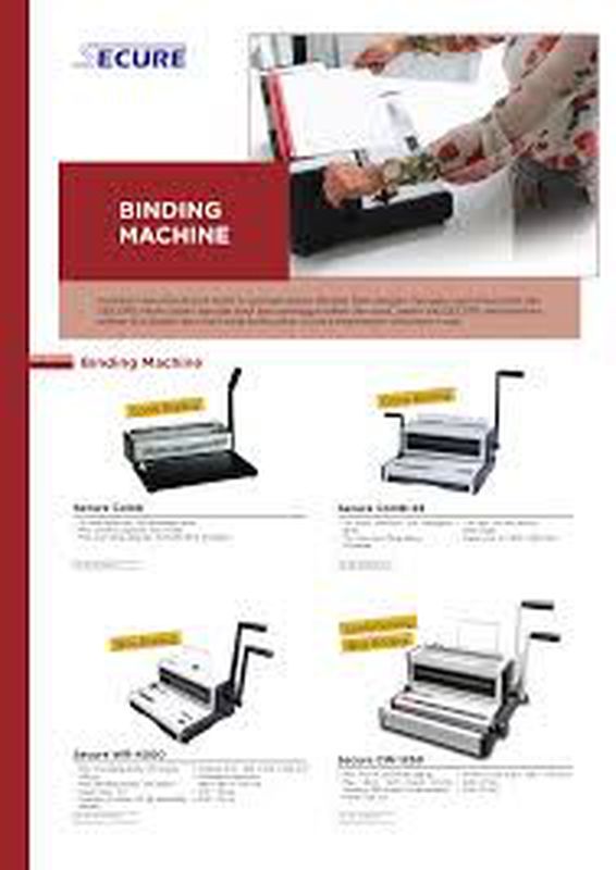 Secure 2 in 1 Binding Machine CW-1250