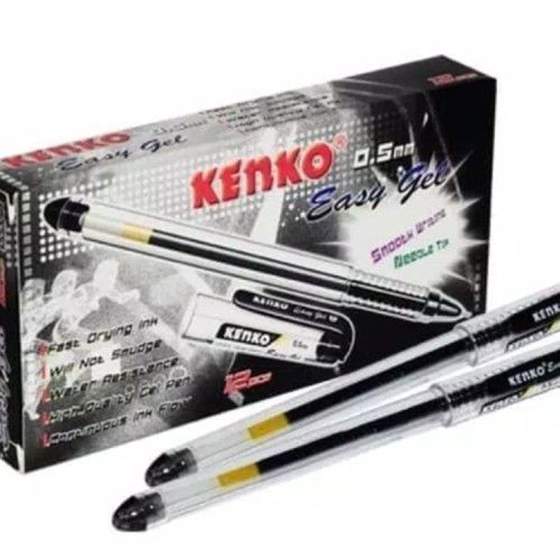 Pen Kenko Easy Gel Hitam