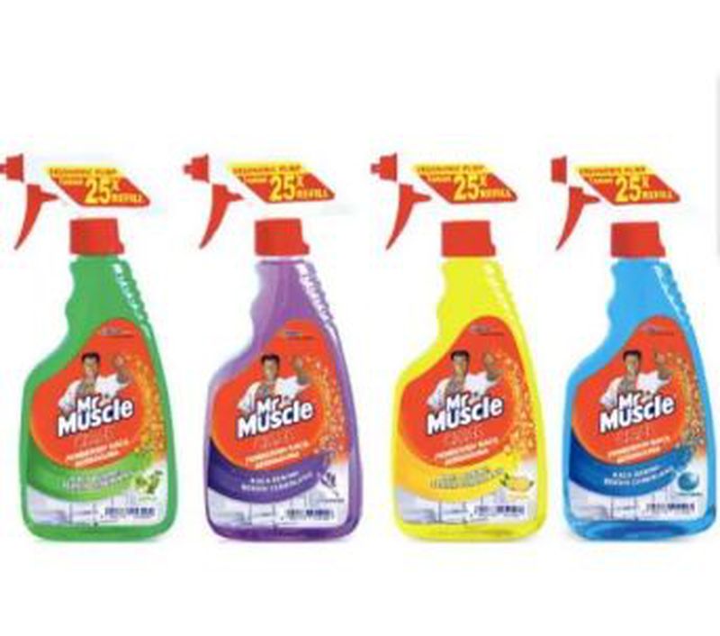 Pembersih Kaca / Clear Glass Mr. Muscle 500ml (Botol)