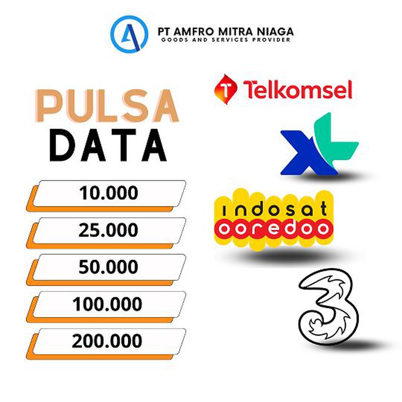 Pulsa / Kuota / Paket Data All Provider - 100.000