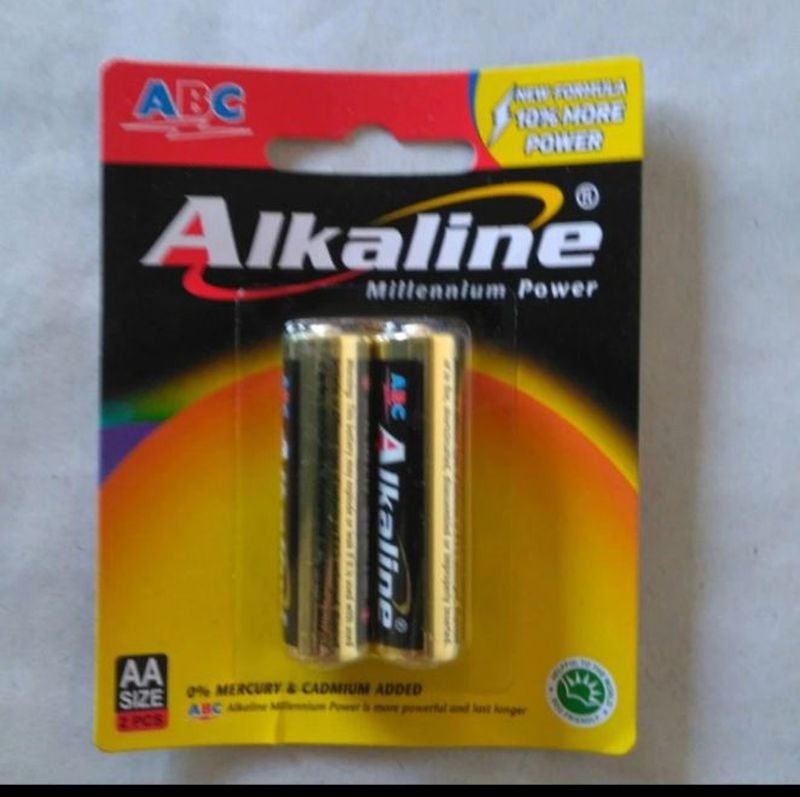 baterai aa alkalin ABC
