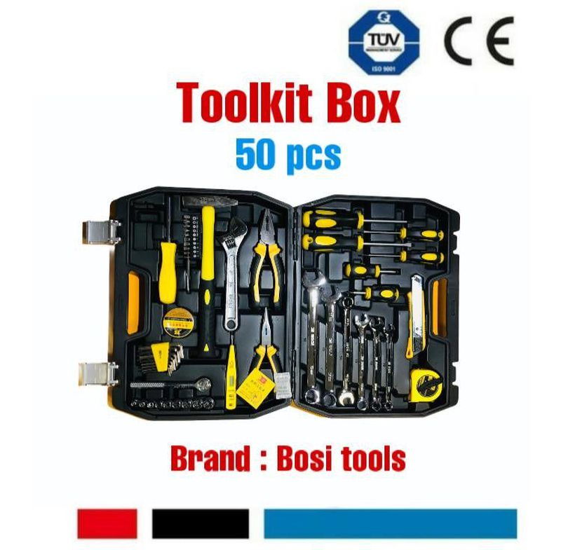 Toolset Toolkit Toolbox 50 pcs Tool Set
