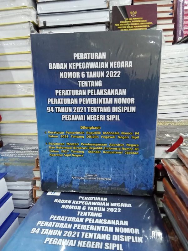 PERATURAN BADAN KEPEGAWAIAN NEGARA RI NOMOR 6 TAHUN 2022 TENTANG ...