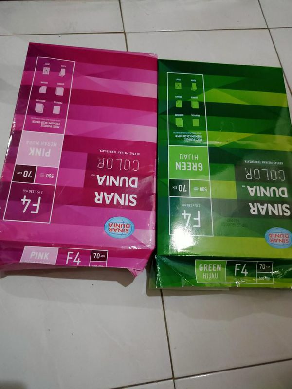 Kertas HVS Folio Warna 70 gram