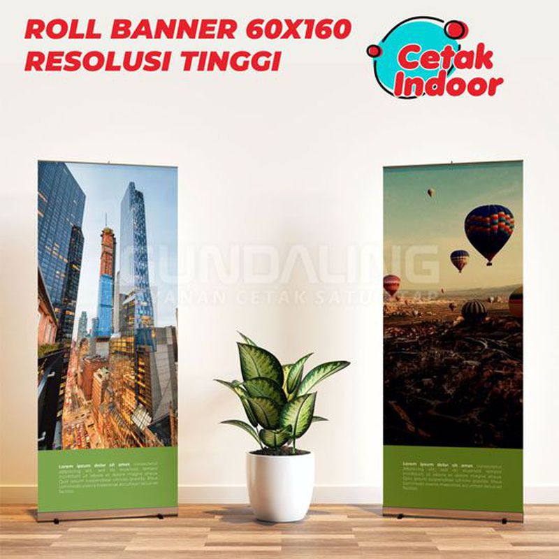 Rool up benner 160 cm x 60 cm