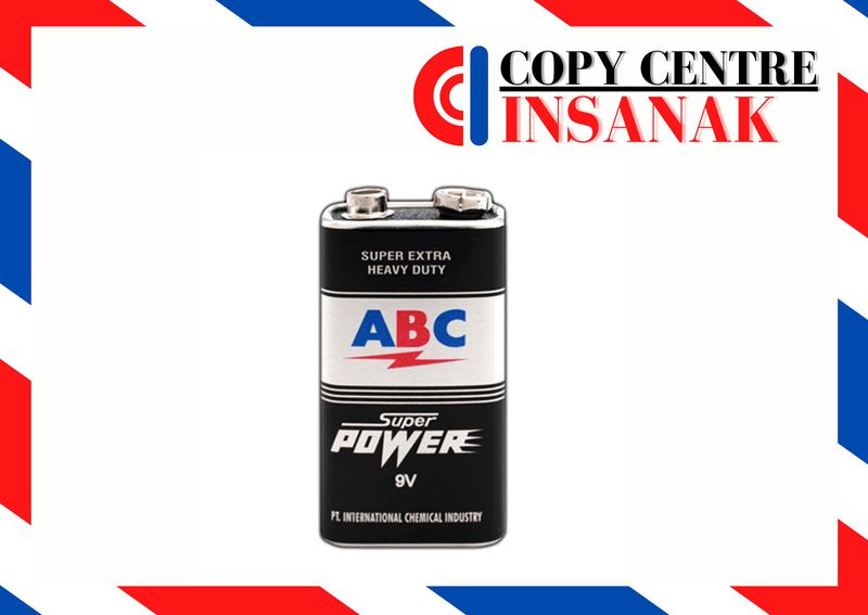 Baterai Kotak/Petak ABC 9V