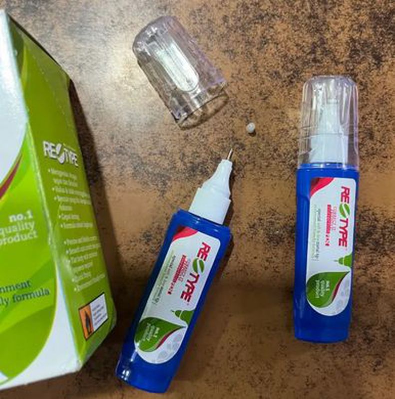 Tipe ex cair merk Re type