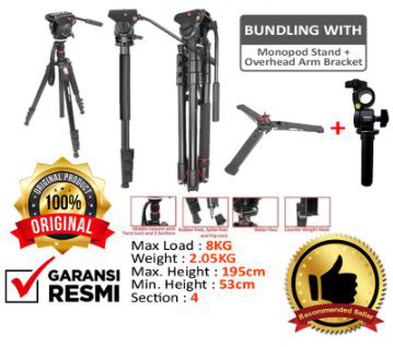 Takara Rover 77 Tripod Video + Monopod Stand