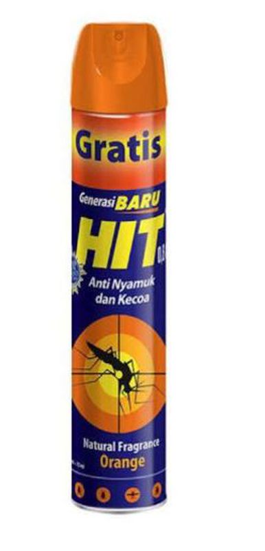 Semprotan Nyamuk 600+75ml Merk Hit Aroma Campur