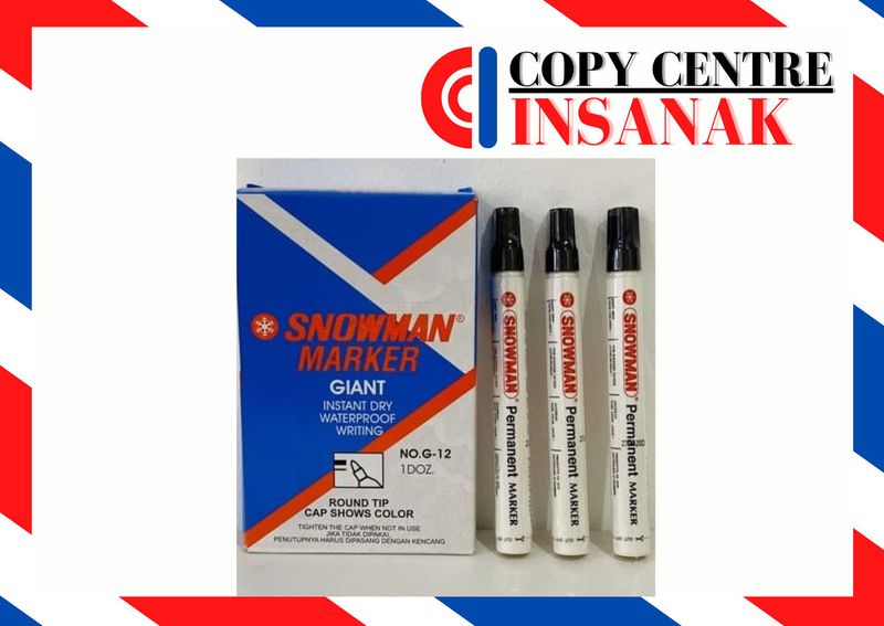 Spidol Snowman Permanent