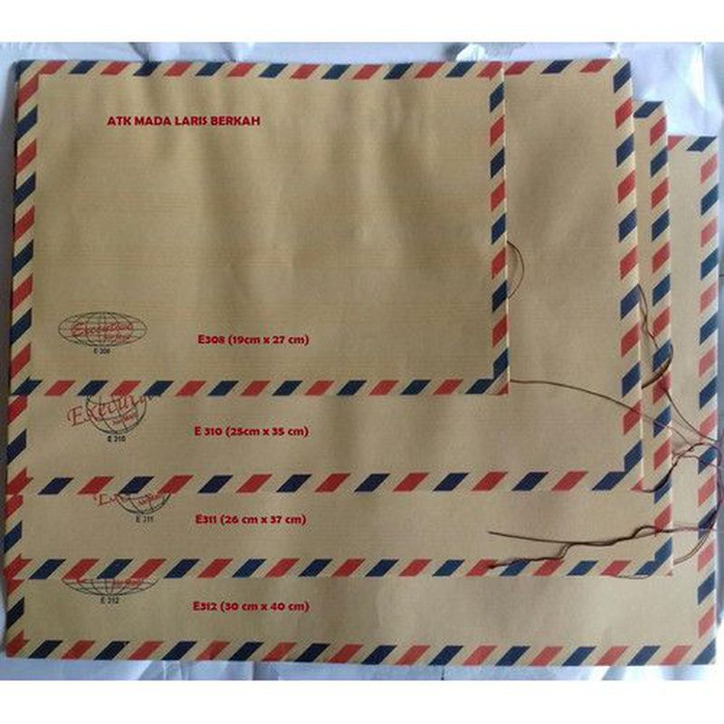 AMPLOP TALI COKLAT 312