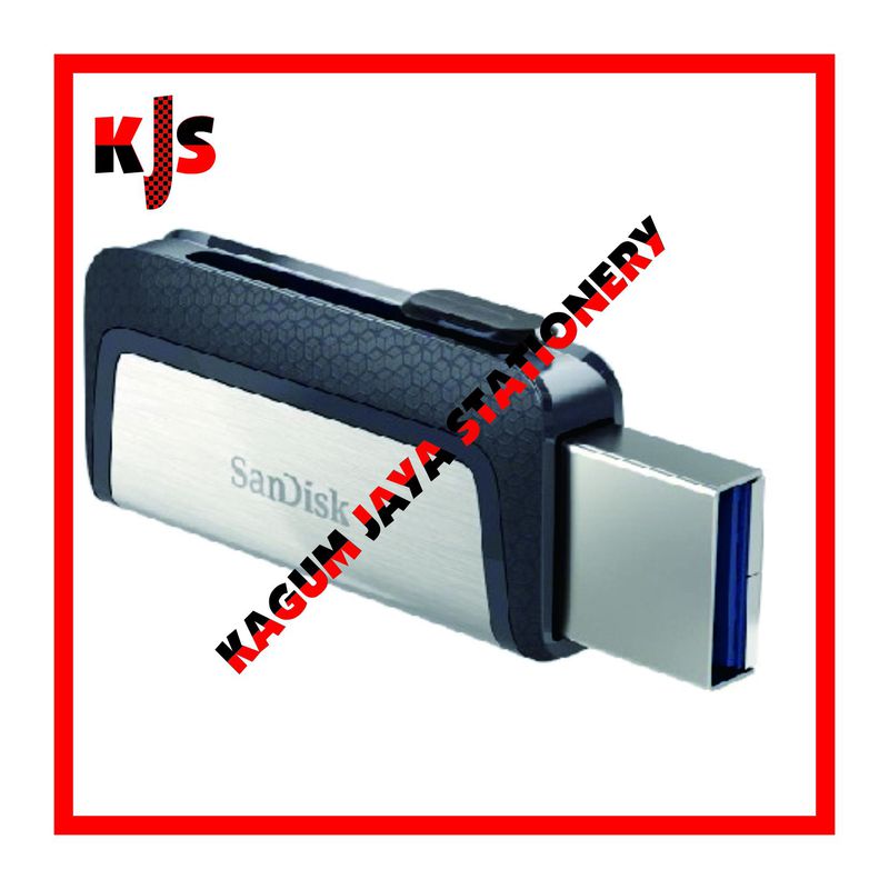 SANDISK FLASHDISK USB 3.0 OTG TYPE C 128GB Dual Drive 128 GB SDDDC2 ...
