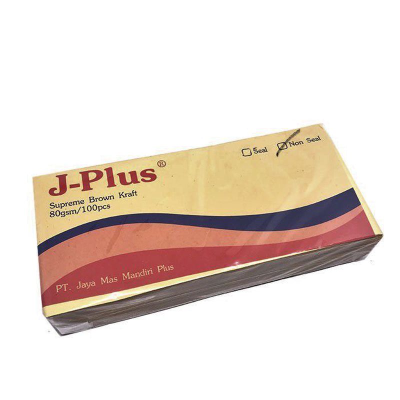 J-PLUS AMPLOP COKLAT NON SEAL A
