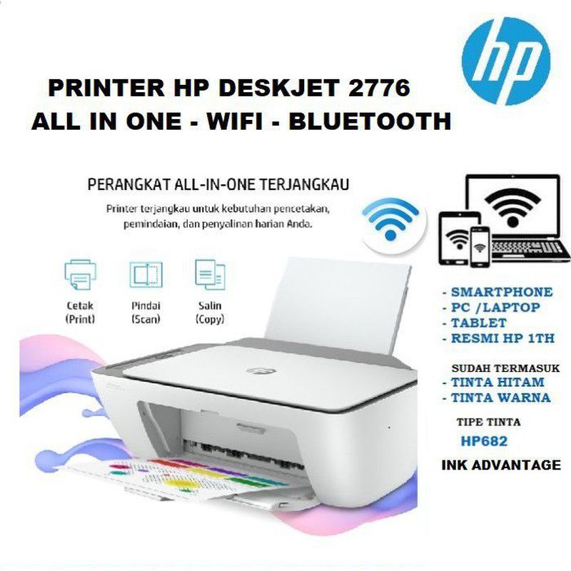 PRINTER HP DEKSJET INK ADVANTAGE 2775 AIO Wifi