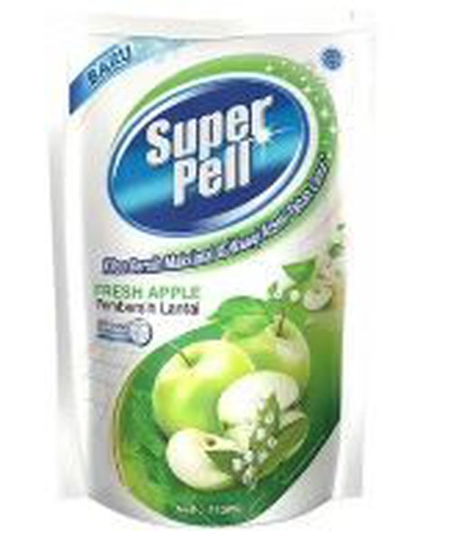 Super Pell Pembersih Lantai Refill Green 770 ml