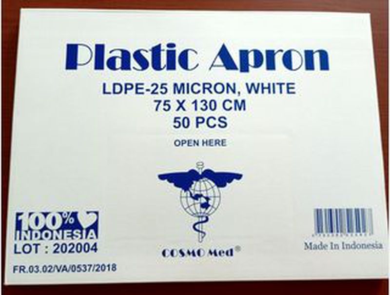 Cosmomed Apron Standar Pack 0,25 Micron
