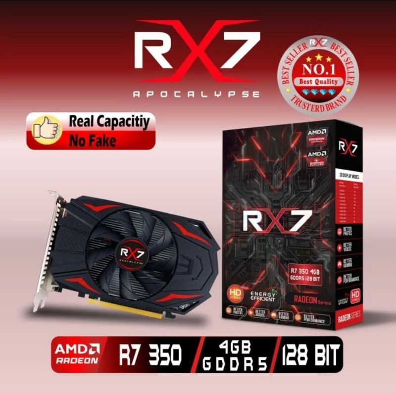VGA RX7 R7 350 4GB GDDR5 128 BIT