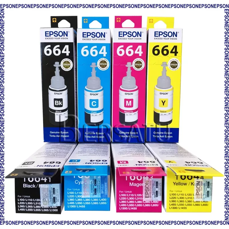 tinta printer epson 664 70 ml