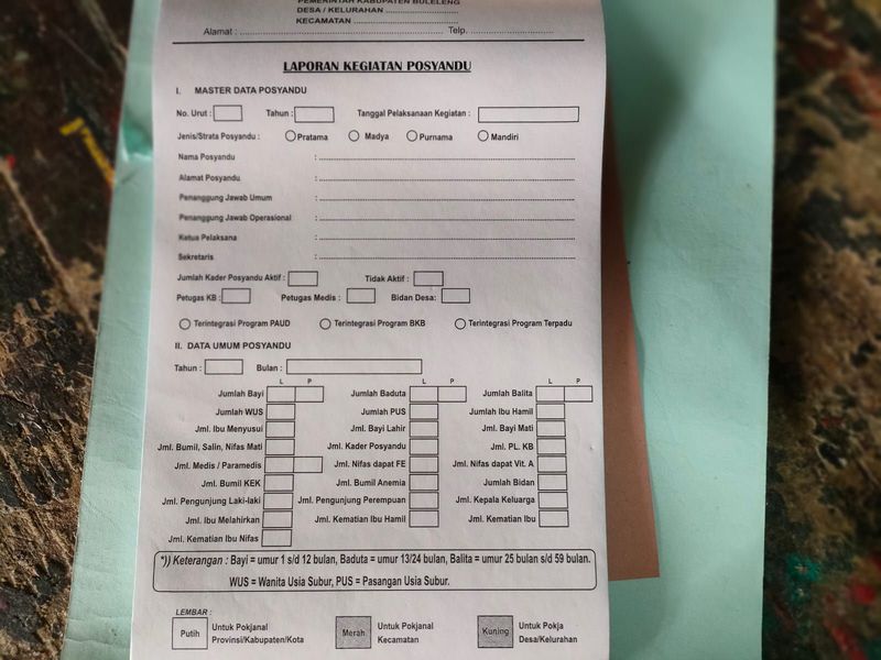 BUKU FORM LAPORAN SIP