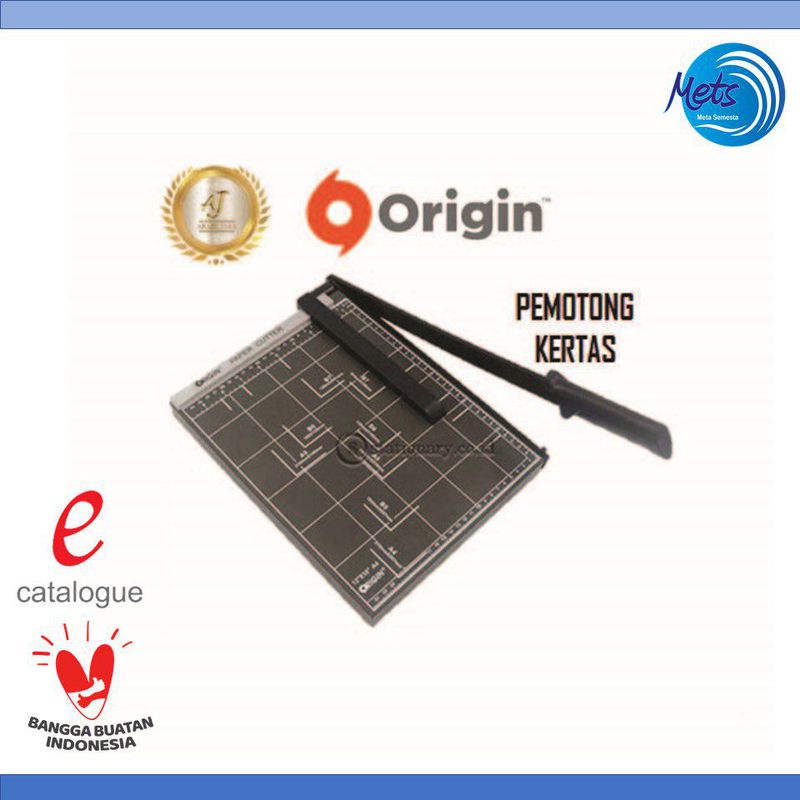 Alat Pemotong kertas A4 Dark Grey Pisau cutter Origin