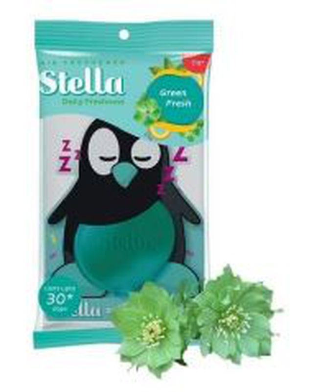 STELLA AIR FRESHENER DAILY FRESHNESS CAR GREEN FRESH 7ML