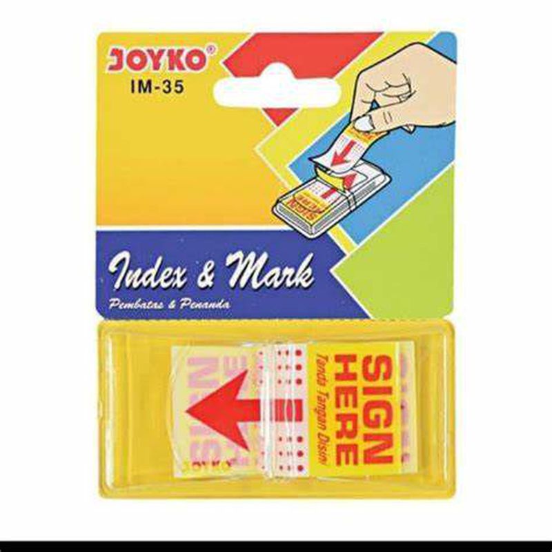 Joyko Sticky note Sign here IM-35