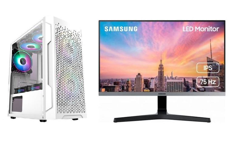PC RAKITAN CORE I3 7100 (GEN 7) + MONITOR SAMSUNG 24