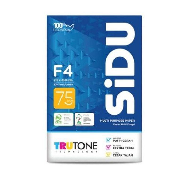 Kertas Hvs Sidu 75 Gr F4