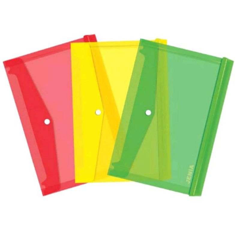 Map Kancing Plastik Merk Jenia (Harga Per Lusin/12 Pcs)