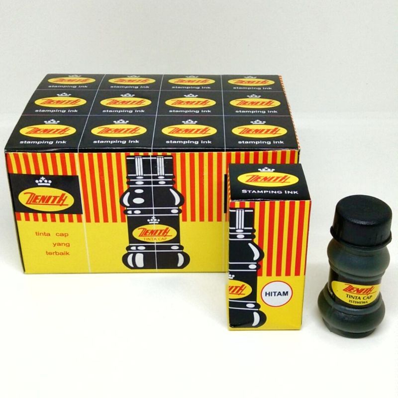 Tinta Cap Atau Tinta Stempel Merk ZENITH (Hitam)