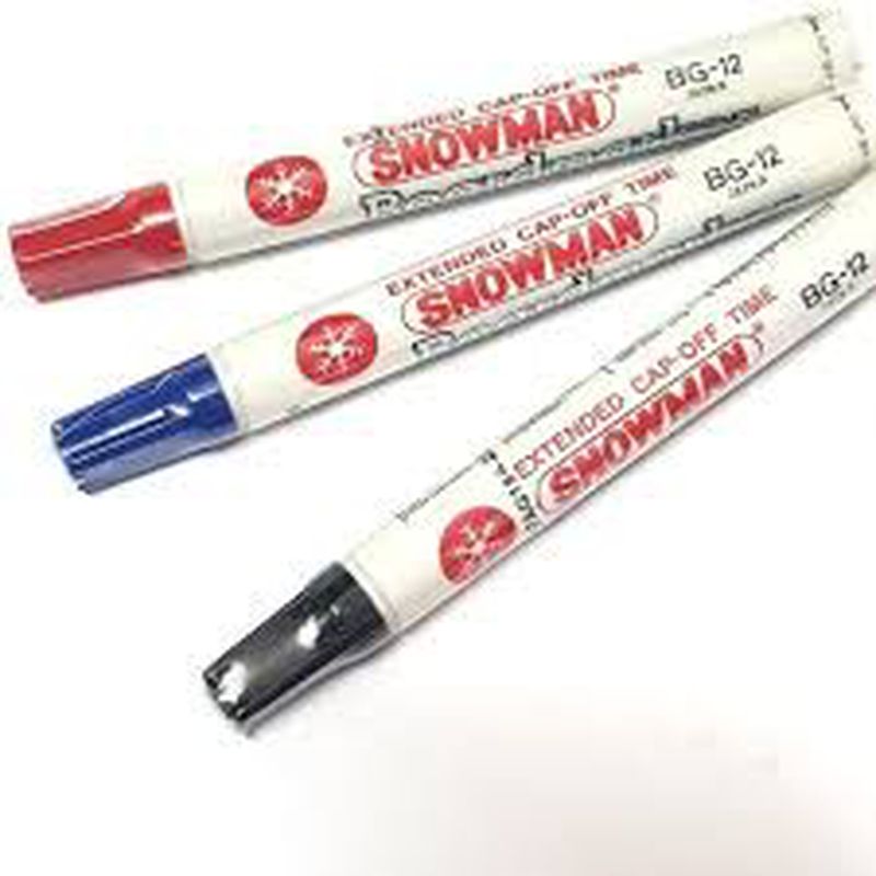 Spidol Snowman Boardmarker Biru