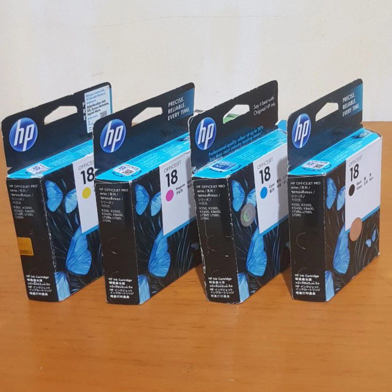 HP 18 Colour, Catridge - Biru
