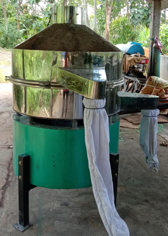 mesin pengayak tepung porang