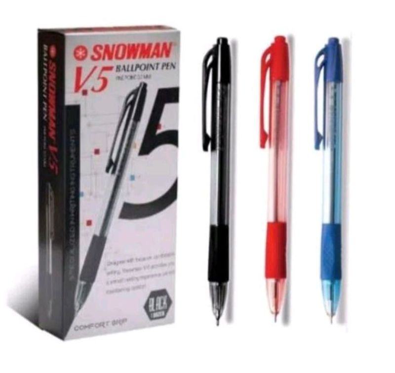 Pulpen Cair Type V5 Merk Snowman (Harga Per Lusin)