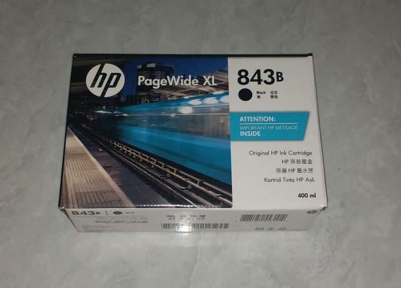 TINTA MESIN HP PAGEWIDE XL 843B 400ML - BLACK