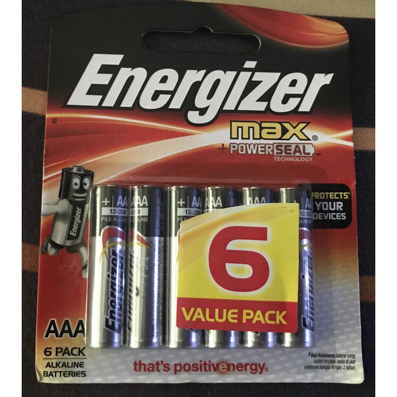 Baterai Energizer AAA isi 6