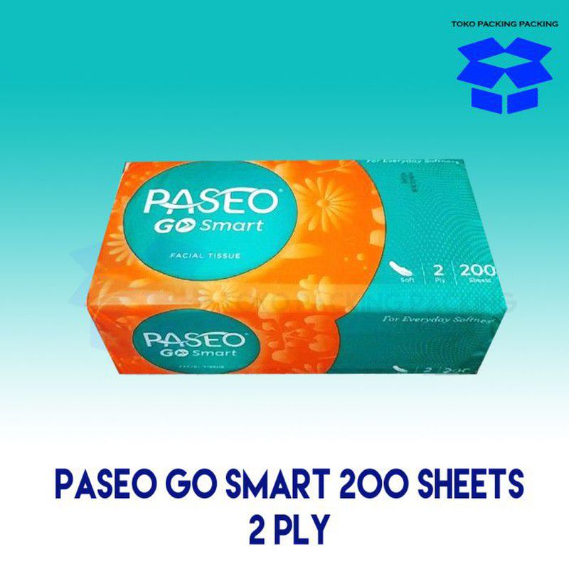 Tissue Facial Paseo Go Smart 200 Sheets