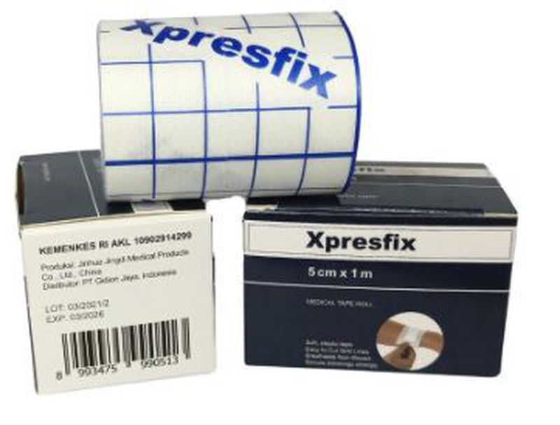 Xpresfix 5cm x 1m Gidcare / Xpresfix 5cm x 5m Gidcare / Plester Luka ...