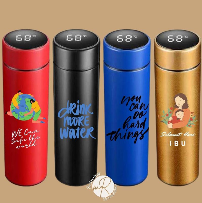 TUMBLER LED CUSTOM - Merah