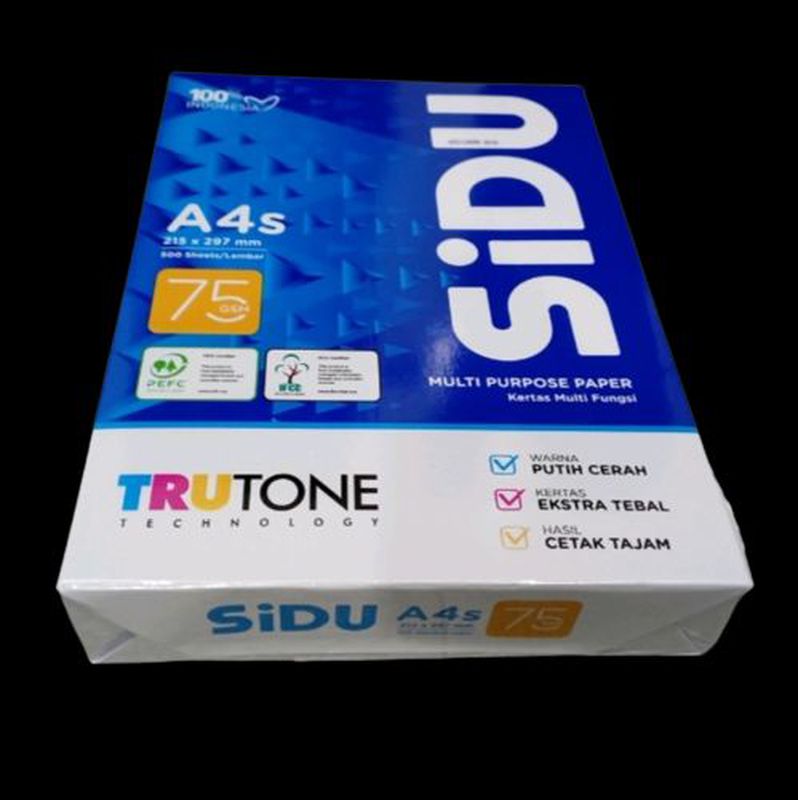 KERTAS HVS A4S 75 gram (Harga Per Rim)