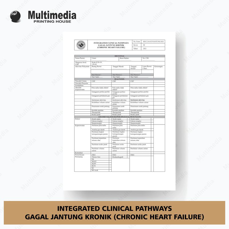 Blk RM 2.24.3/CP/Jantung/2021 Integrated Clinical Pathways Acute Decompensated Heart Failure (ADHF)