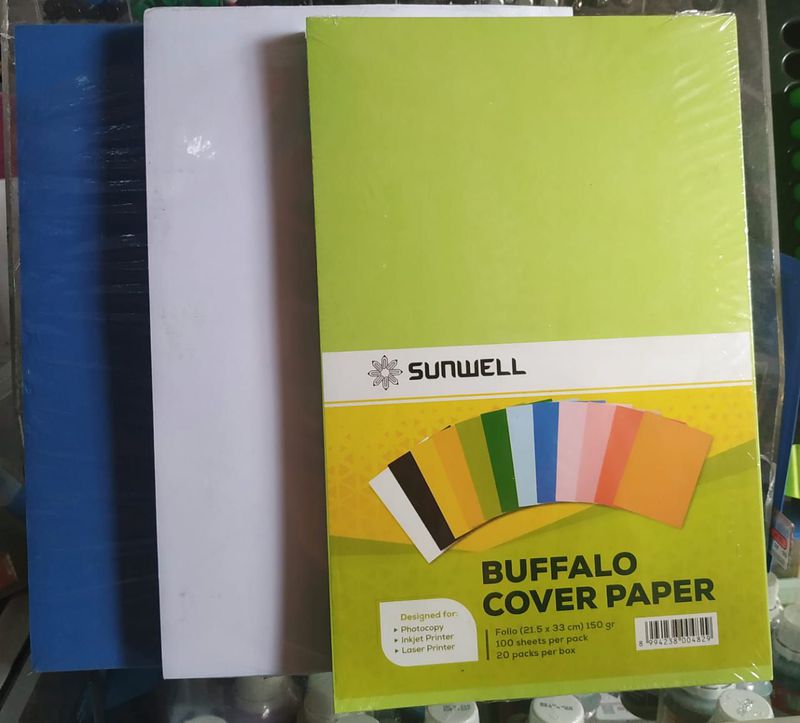 buffalo cover paper - Putih