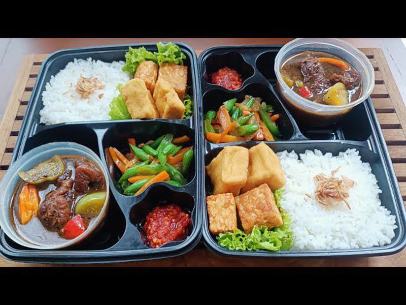 Nasi box + sayur