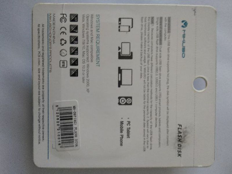 mikuso flash disk 4 giga